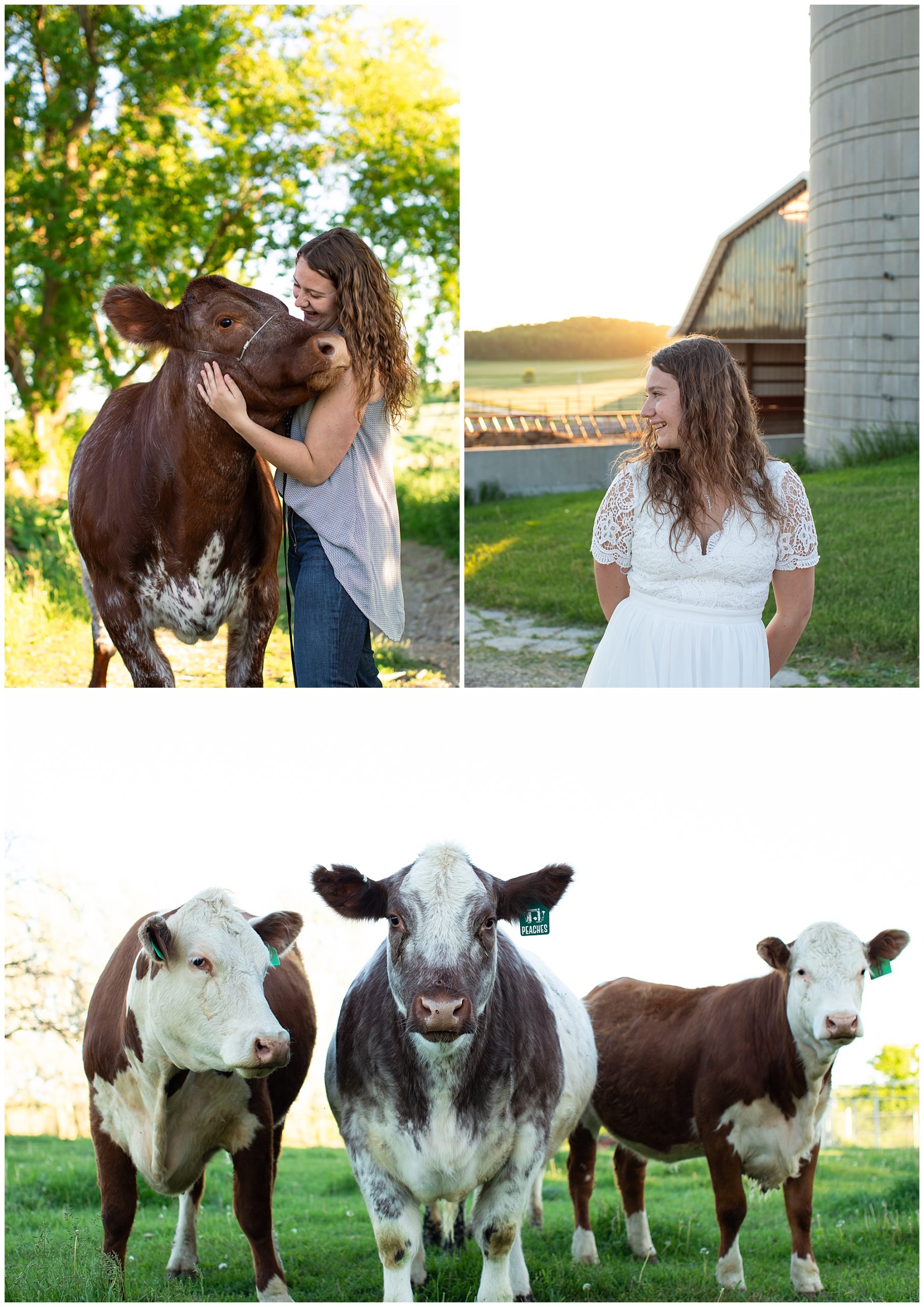 Spring Senior Portraits on The Farm - kuffelphotography.com