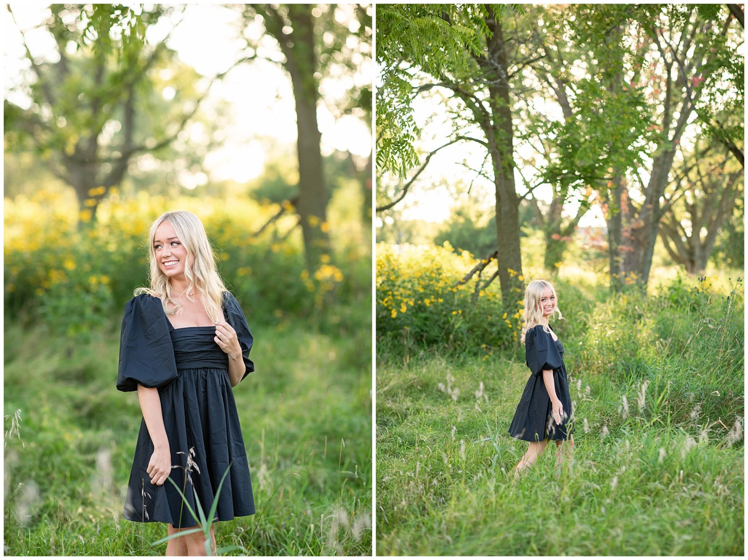 Late Summer Senior Session with a Pop of Fall Color - Kuffel Photography
