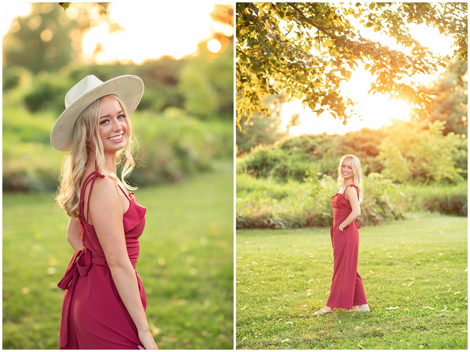 Late Summer Senior Session with a Pop of Fall Color - Kuffel Photography