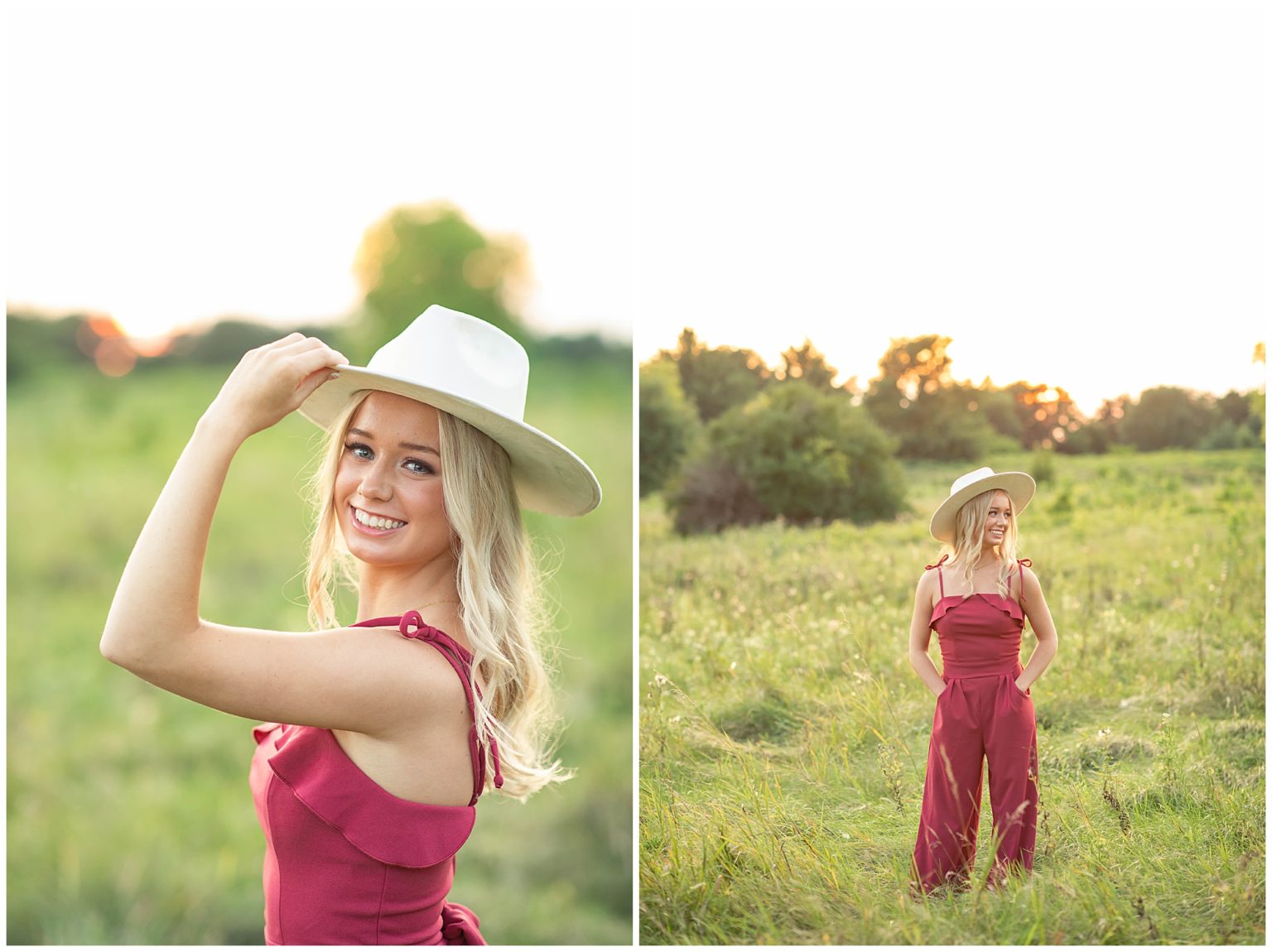 Late Summer Senior Session with a Pop of Fall Color - Kuffel Photography