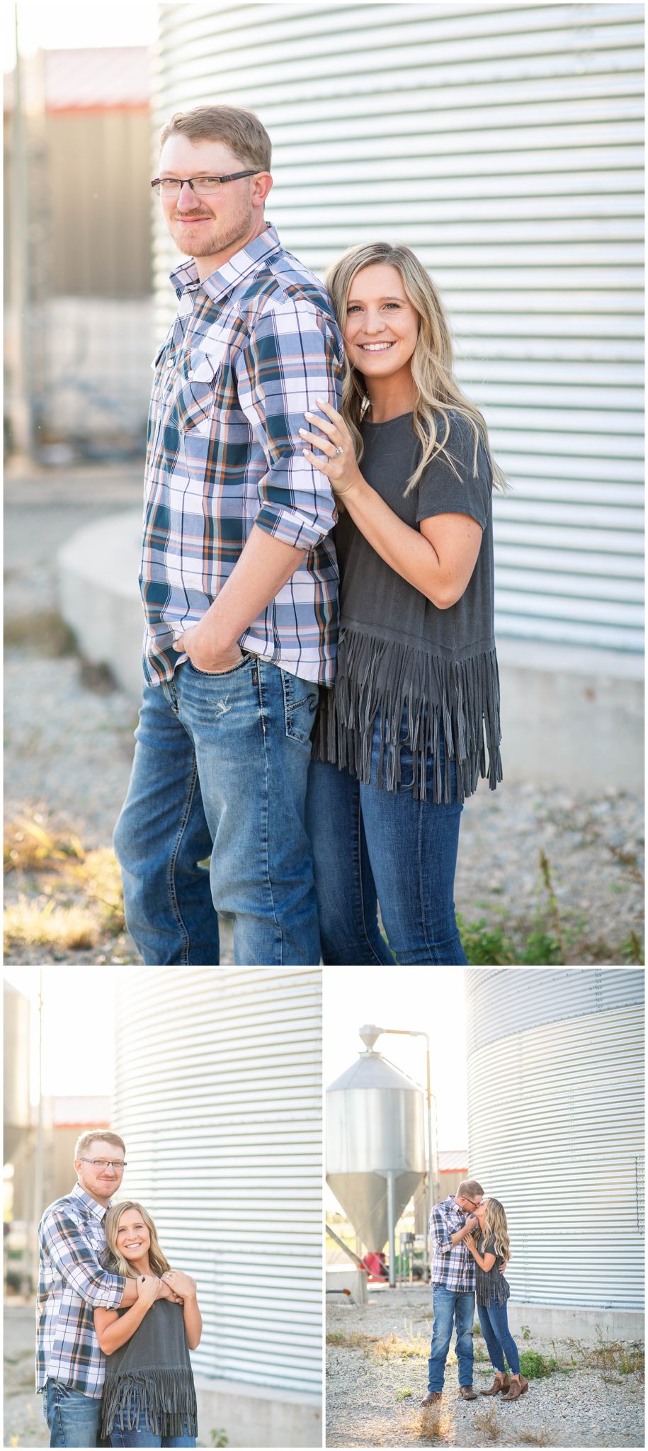 Midwestern Engagement Session at Miller Farms